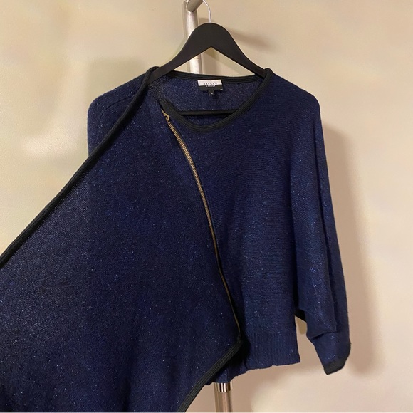 jaeger | Sweaters | Jaeger Blue Starry Night Wrap Sweater | Poshmark